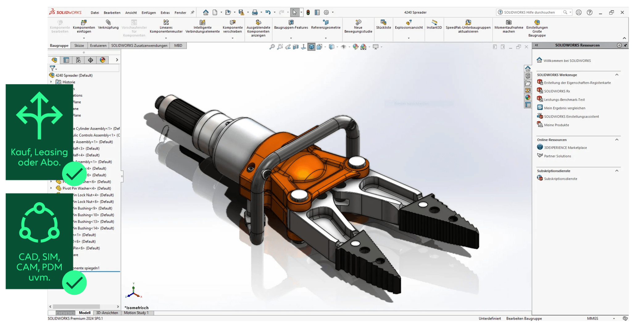 CAD-Systemwechsel: Autodesk Inventor zu SOLIDWORKS – Bechtle PLM Schweiz AG